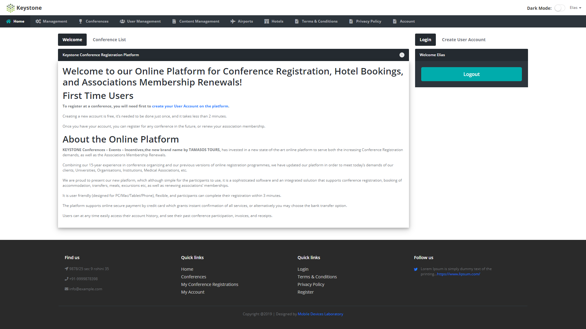 Keystone - MDLWebsite